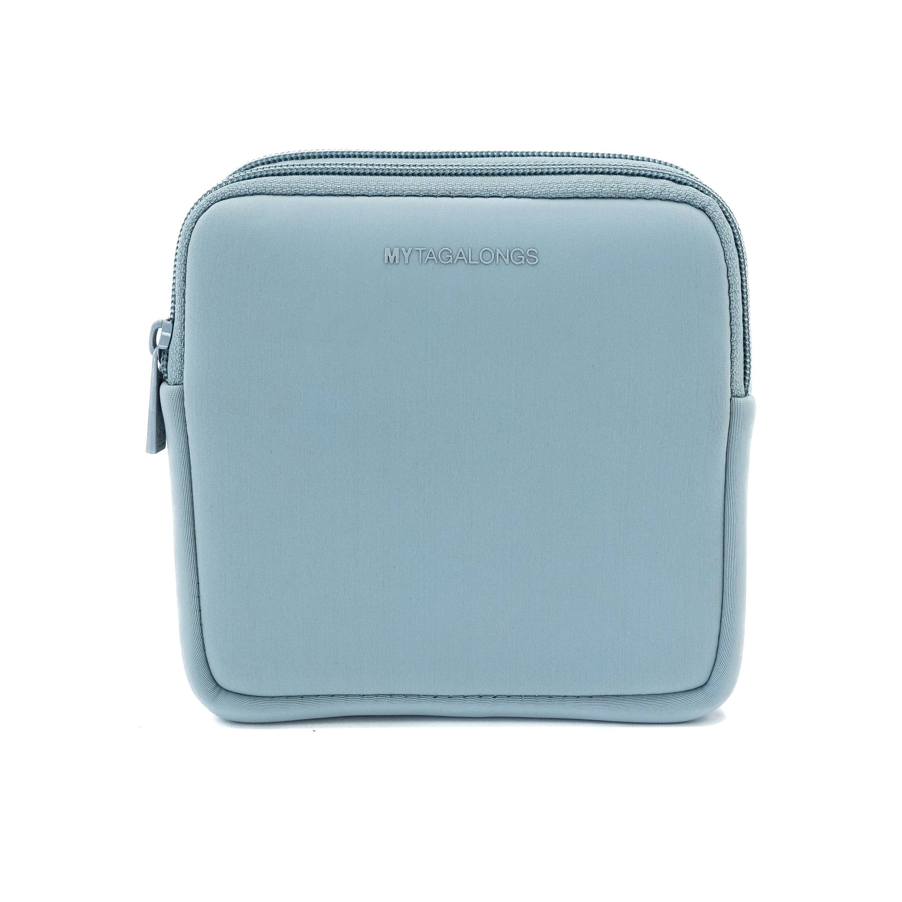 Silky Neoprene Double Detachable Pouch | Blue – WanderlustStuff
